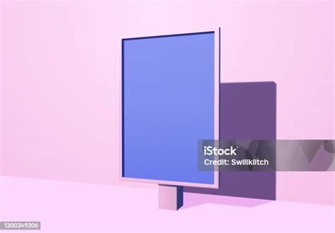 간판 스탠드와 추상적인 분홍색 배경 벡터 일러스트레이션 0명에 대한 스톡 벡터 아트 및 기타 이미지 0명 3차원 형태