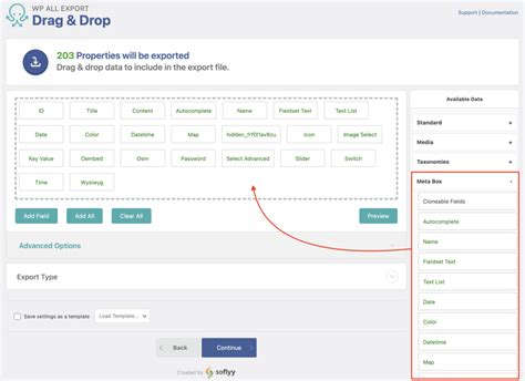 how to export meta box cloneable fields wp all import