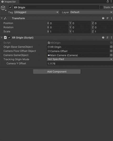 XR Interaction Toolkit Setup
