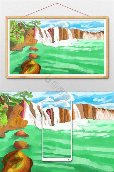 水流插画 水流插画图片 包图网