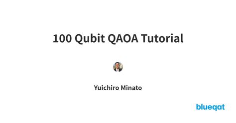 100 qubit qaoa tutorial blueqat