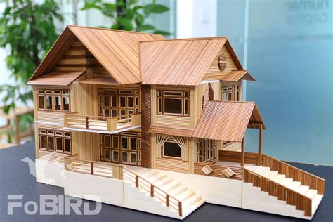 Diy Miniature Modern Mansion House With Funitures
