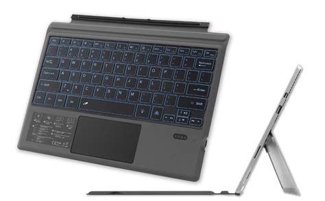 Perfectesell Wireless Keyboard Type Cover For Surface Pro 7 7 6 5 4 Trackpad Mouse 7 Color