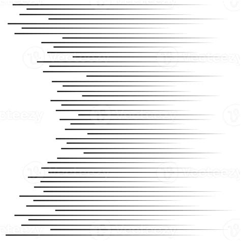 Speed Lines Illustration PNG