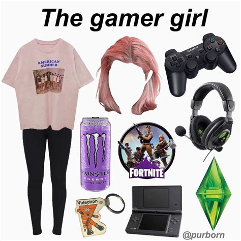 Pin On Picsart Gamer Girl Outfit Gamers Clothes Teen Girl Shoes