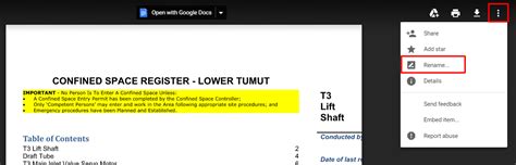 Dml Ability To Rename Or Star An Attached File Directly From Aodocs Ui Aodocs Knowledge Base