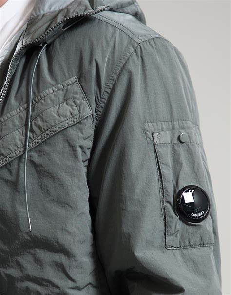 C P Company Chrome R Overshirt Gunmetal Terraces Menswear