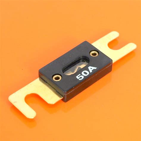 Anl 50 Amp Gold Plated Fuse 3 Way Components