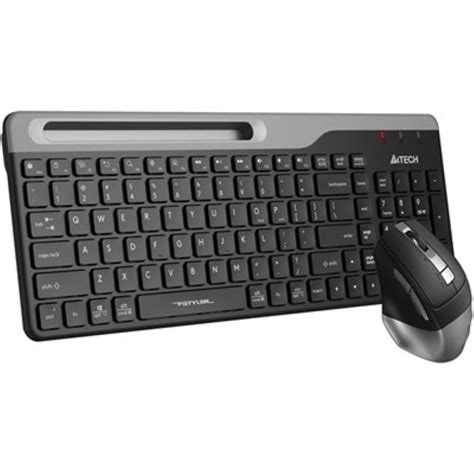 Buy A4tech Fstyler Fb2535cs Bluetooth And 2 4g Wireless Dual Mode Keyboard And Mouse Smoky Grey