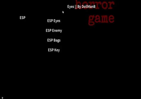 Eyes The Horror Game Script Esp Entities Roblox Scripter