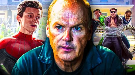 Michael Keatons Deleted Spider Man No Way Home Cameo Revealed By New Art Photo