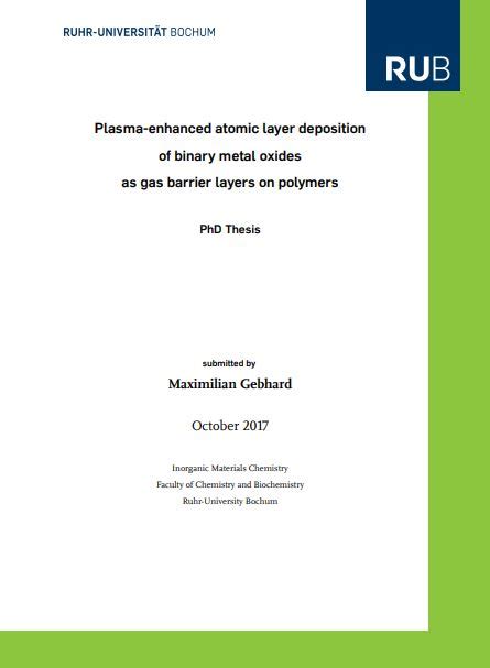 Plasma Enhanced Atomic Layer Deposition Of Binary Metal Oxides As Gas