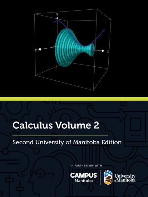 calculus volume 2 second university of manitoba edition simple
