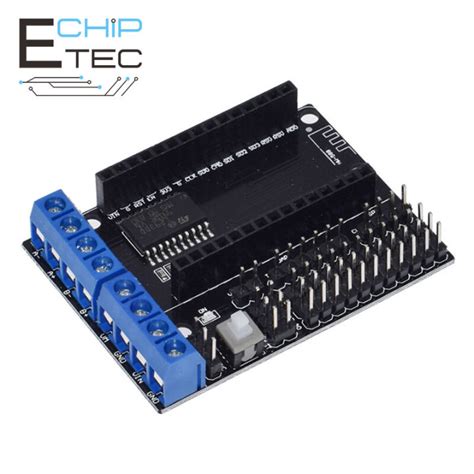Nodemcu Motor Shield Board L293d For Esp 12e From Esp8266 Esp 12e Kit