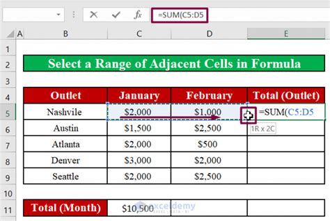 How To Select A Range Of Cells In Excel Formula Methods Exceldemy