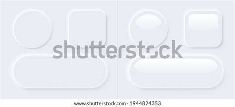 Buttons User Interface Simple Modern Design เวกเตอร์สต็อก ปลอดค่าลิขสิทธิ์ 1944824353