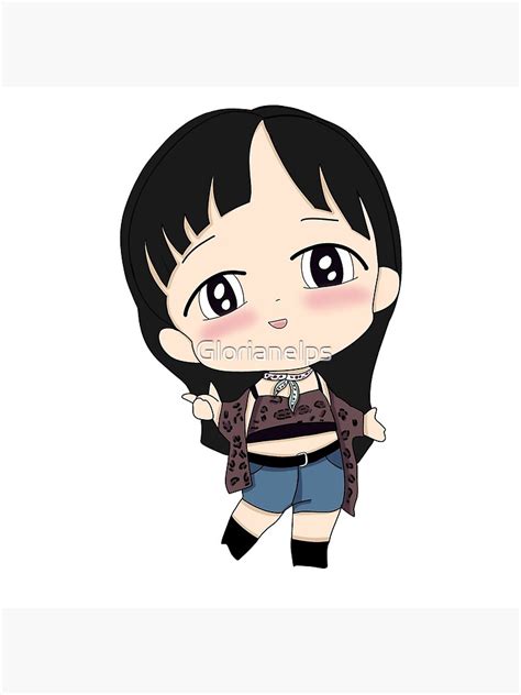 Jennie Blackpink Lovesick Girls Sticker Poster By Glorianelps Redbubble
