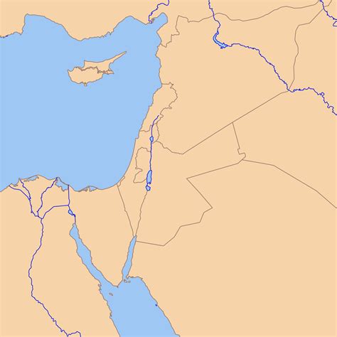Filemap Of The Levantsvg Wikimedia Commons