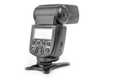 Premium Photo Black Camera Flash Isolate