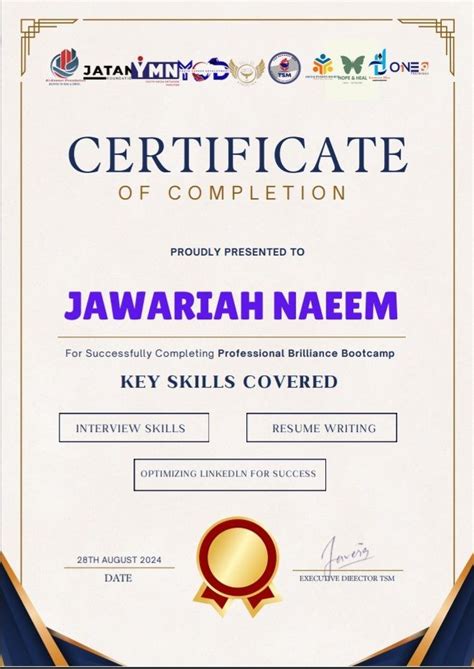 Im Delighted To Share That Ive Received My Certificate Of Completion