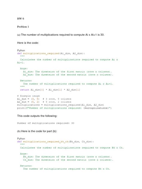 hw 6 pdf time complexity dynamic programming