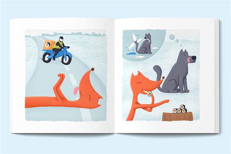Sister Fox And Brother Wolf Ukrainian Folk Tale On Behance