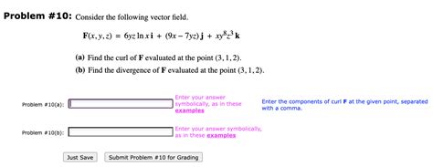 Solved Problem Consider The Following Vector Field Chegg