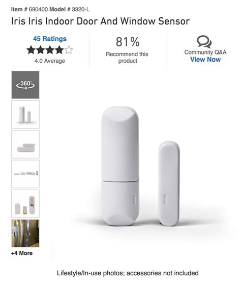 New Iris Contact Sensor Model L2 Connected Things Smartthings