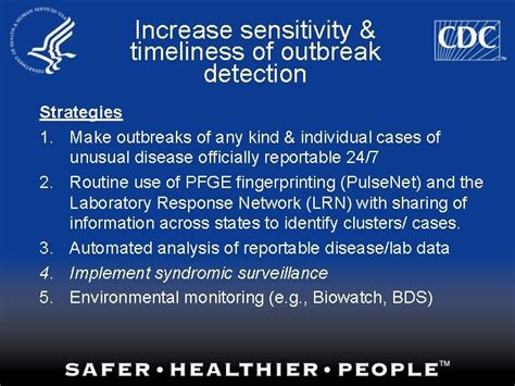 Implementing A Syndromic Surveillance System Objectives Policy And