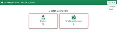 Github Mdtalalwasimdoctor Patient Portal Advancejavawebproject