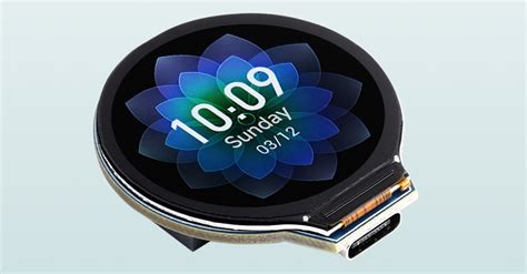 Плата разработки Waveshare Esp32 S3 Lcd 1 28 с круглым жидкокристаллическим Ips дисплеем