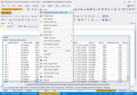 Work On Data Grid Sqlgate The Most Intelligent Ide For Database