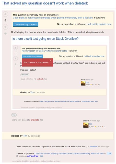 That Solved My Problem Doesn T Work For Deleted Questions Meta