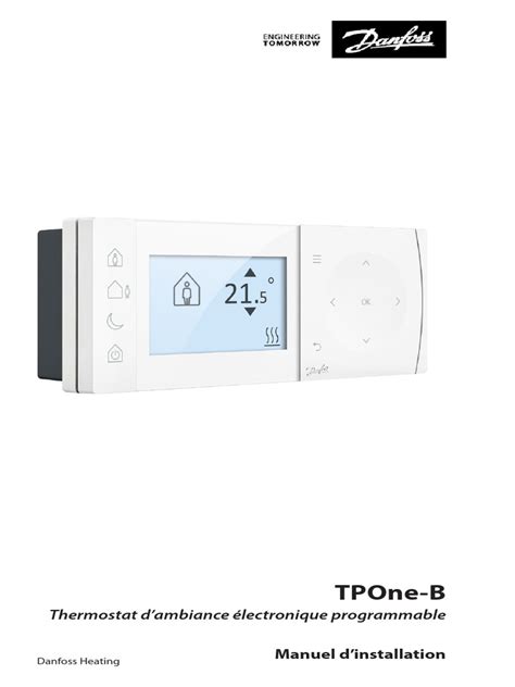Thermostat Danfoss Tpone B Manuel Pdf