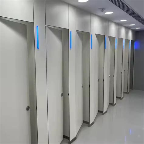 Solid Grade Laminate Hpl Board Toilet Partition Door Toilet Cubicle