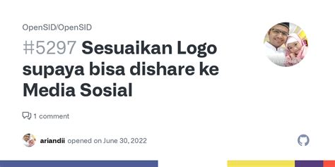 Sesuaikan Logo Supaya Bisa Dishare Ke Media Sosial · Issue 5297 · Opensidopensid · Github