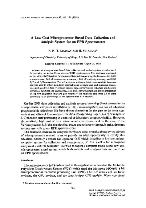pdf a low cost microprocessor based data collection and analysis