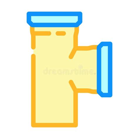 Gas Pipeline Color Icon Vector Illustration Stock Illustration Illustration Of Industry