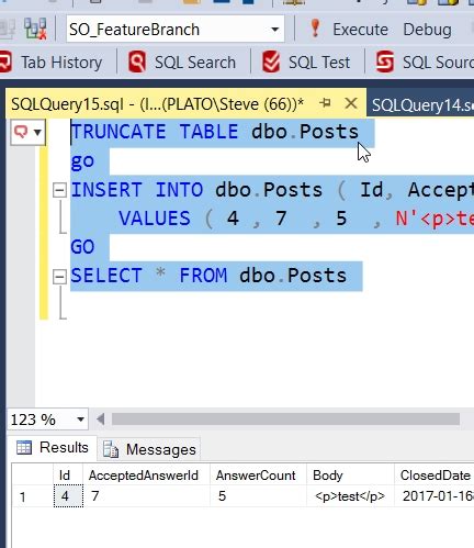 Quick Testing With SQL Clone Images SQLServerCentral