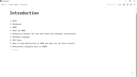 dbms notes