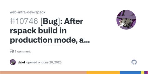 Bug After Rspack Build In Production Mode A Variable `name` Was Not