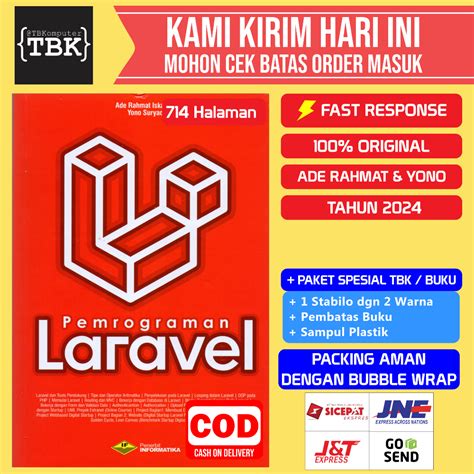 Jual Buku Pemrograman Laravel Ade Rahmat Iskandar Shopee Indonesia