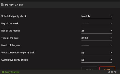 Parity Check Scheduler Bug 31st Of Month General Support Unraid