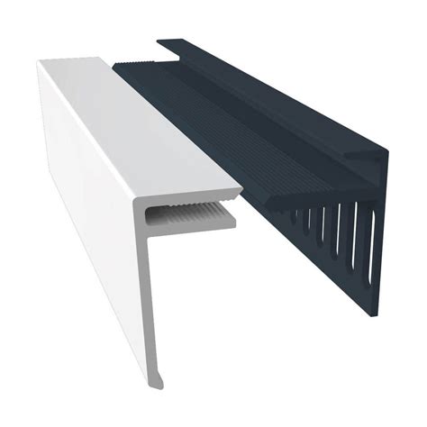 Weatherboard Cladding Vented Top Edge Closer Trim 25mm White Weatherboard Cladding Vented Top Edge Closer Trim 25mm White