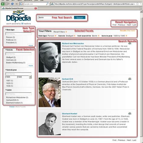 Faceted Wikipedia Search Download Scientific Diagram