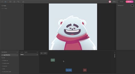 Animated Login Screen Design