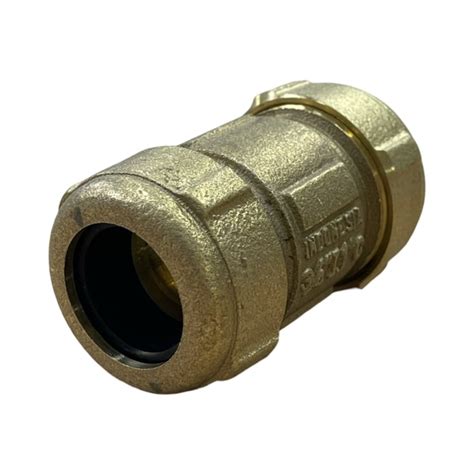 3 4 Short Brass Compression Coupling Lead Free Wal Rich Corporation