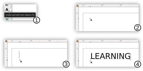 Creating Text Inkscape