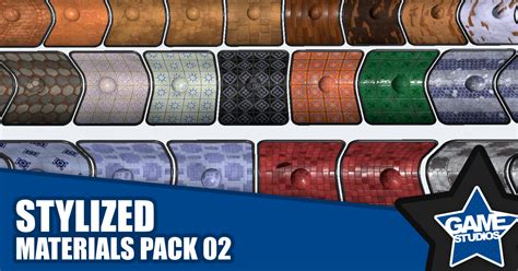 Stylized Materials Pack 02 2d Textures And Materials Unity Asset Store