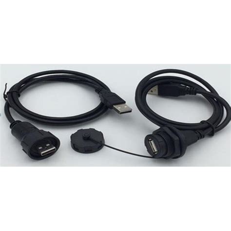 Round Connector Male Panel Mount To High Speed Usb Shielded Female One Extension Cable Port USB
